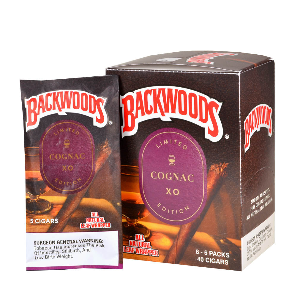 Backwoods Cognac XO Cigarillos | Buy Limited edition backwood cigars – A2Z Tobacco