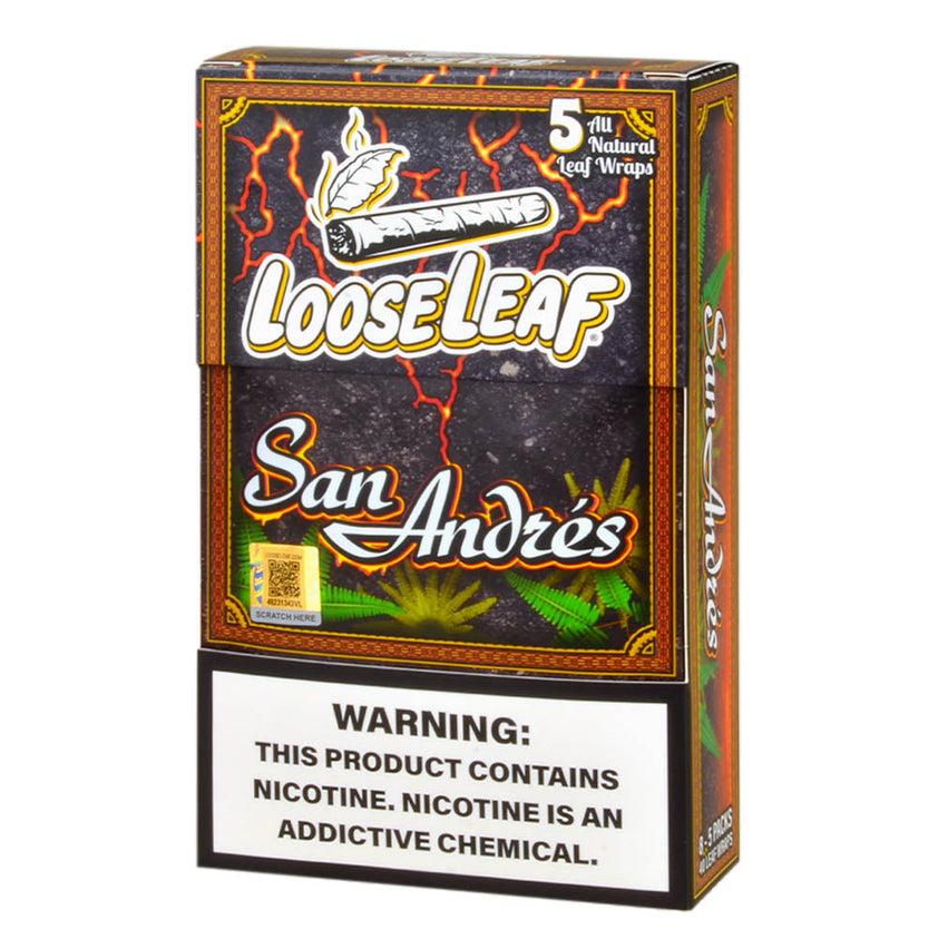 Loose Leaf Wraps | 8 packs of 5 | Whole Leaf Wraps | A2Z Tobacco