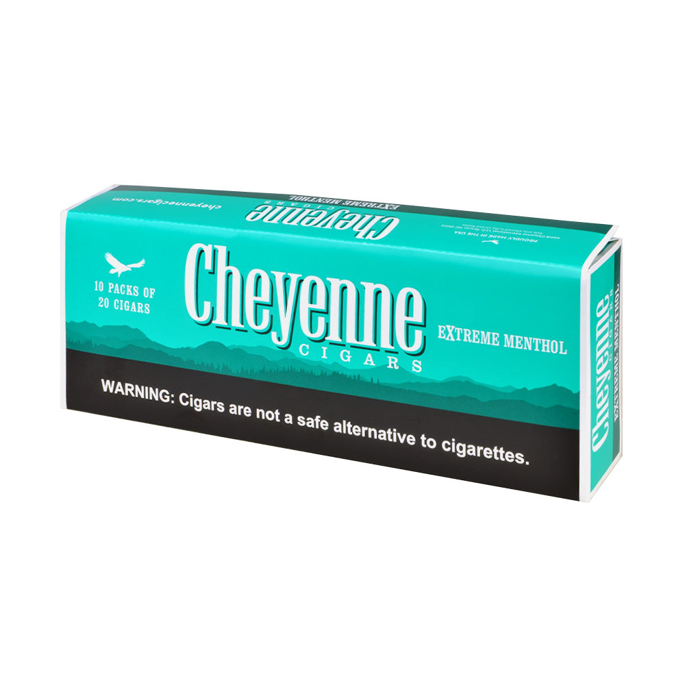 Cheyenne Extreme Menthol Filtered Cigars 10 Packs of 20 – A2Z Tobacco