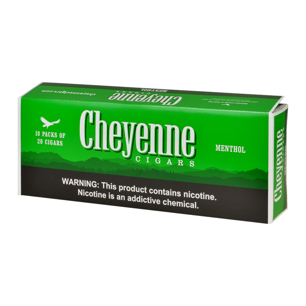 Cheyenne Menthol Filtered Cigars 10 Packs of 20 – A2Z Tobacco