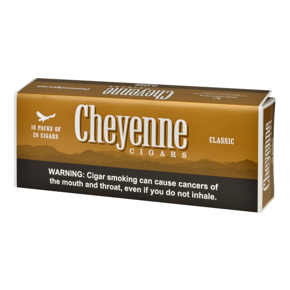 Cheyenne Light(Classic) Filtered Cigars 10 Packs of 20 – A2Z Tobacco