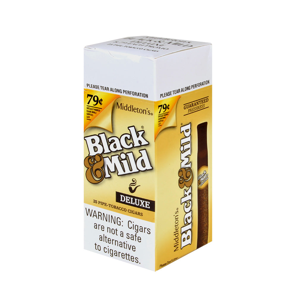 Black & Mild Deluxe Pre-Priced, box of 25 – A2Z Tobacco