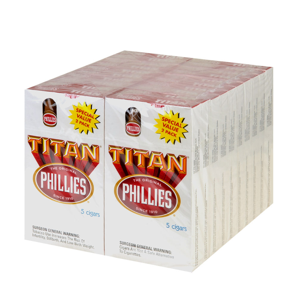 Phillies Blunt Titan White Cigars 20 Packs of 5 – A2Z Tobacco
