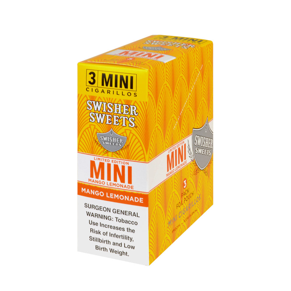 Swisher Sweets Mini Cigarillos 3 for 2 Mango Lemonade 15 Pouches of 3 ...
