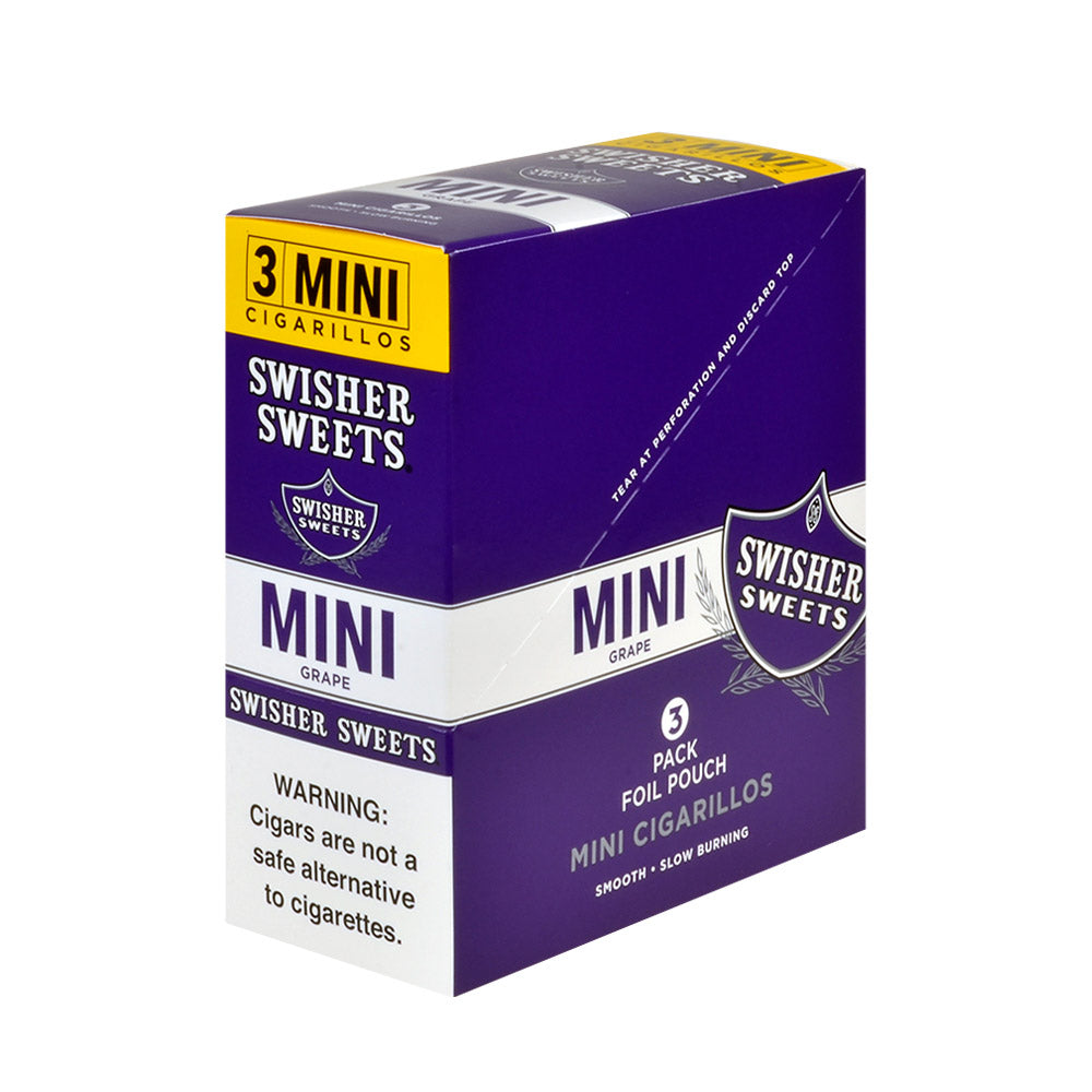 Swisher Sweets Mini Cigarillos Grape 15 Pouches of 3 – A2Z Tobacco