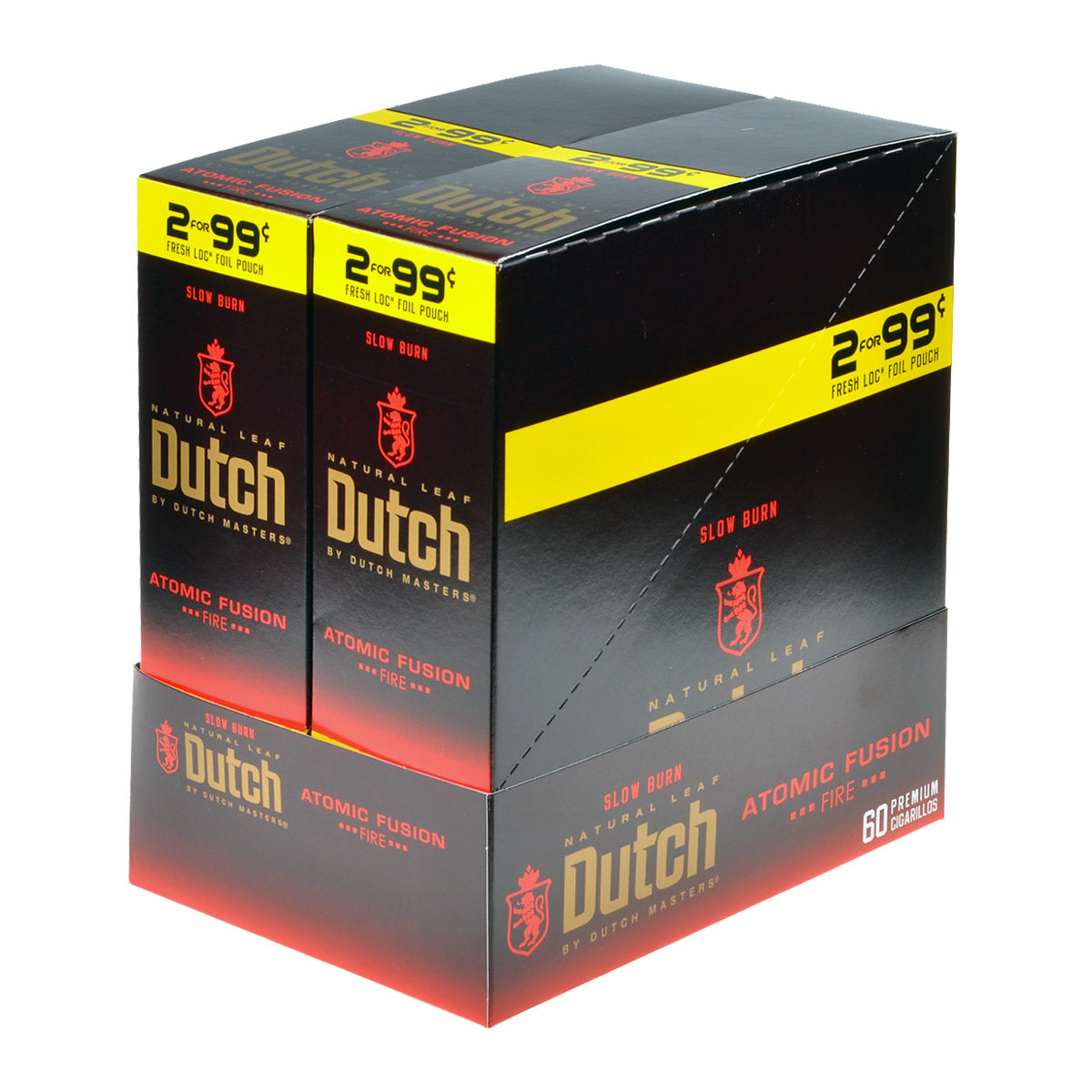 Dutch Masters | Foil Fresh Blend Atomic Fusion Cigarillos 30 Packs of 2 ...