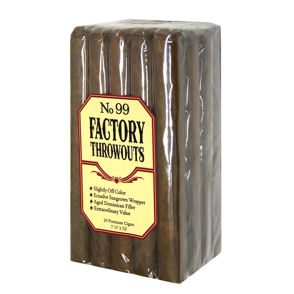 Factory Throwouts No. 99 Cigars Bundle of 20 – A2Z Tobacco